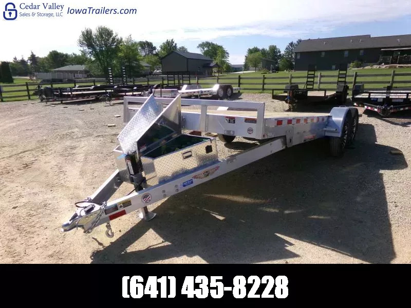 2025 H and H Trailer 82 x 22 Aluminum Electric Tilt Speed Loader Car ...