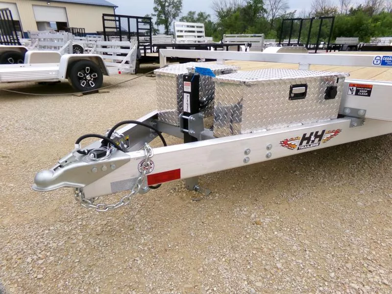 2026 H and H Trailer 82 x 20 Aluminum Electric Tilt Speed Loader, 10K ...