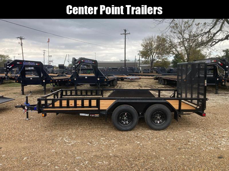 2025 LOAD TRAIL 83" X 14' TANDEM AXLE UTILITY W/SIDE RAIL RAMPS GVWR 7K ...