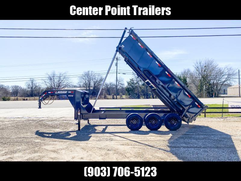 2024 LAMAR TRAILERS 83 X 16 LOW PRO TELESCOPIC GOOSENECK DUMP TRAILER ...