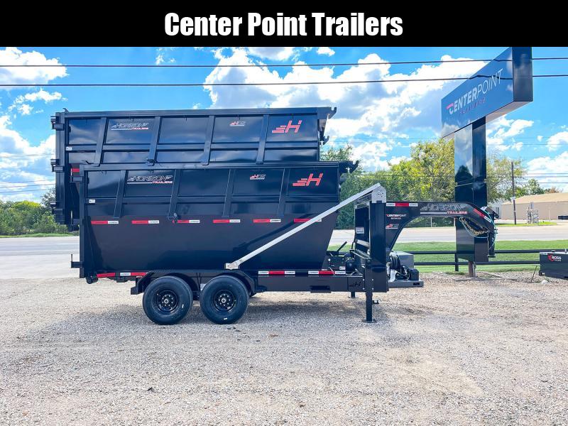 2024 HORIZON 83" X 14' TANDEM AXLE GOOSENECK ROLL OFF DUMPSTER TRAILER ...