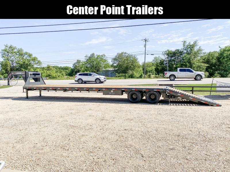 2024 Lamar Trailers 102" X 40' GVWR 24K HYDRAULIC TAIL GOOSEN Flatbed ...