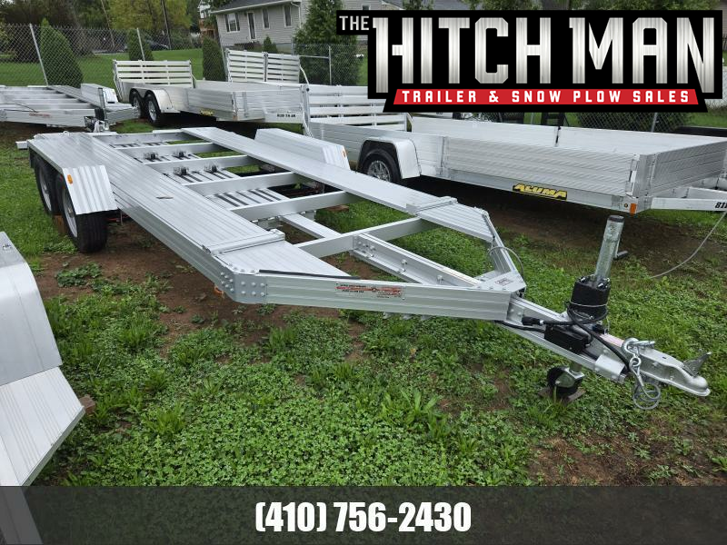 80" x 15' Trailex CT-8055EB Open Deck Lightweight Aluminum Car Hauler ...