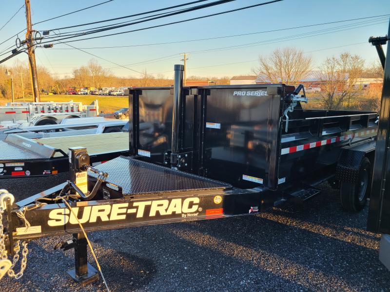 7 x 14 Sure-Trac Pro-Series I-Beam Frame Telescopic Dump Trailer, 15.4k ...