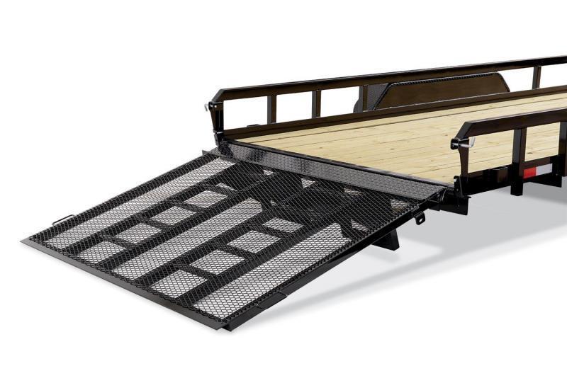 7 X 16 Sure-Trac Tube Top Utility Landscape Trailer 7k ***w/ 5 ...