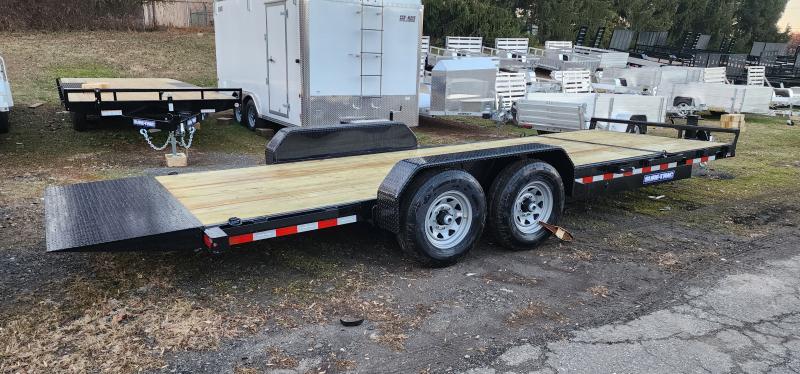 7 x 18+4 Sure-Trac Tilt Bed Equipment Trailer 14k w/ Fork Holders in ...