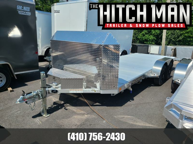 7 x 18 Aluma 8218 Anniversary Edition Tilt Car/Utility Trailer, 7k GVWR ...