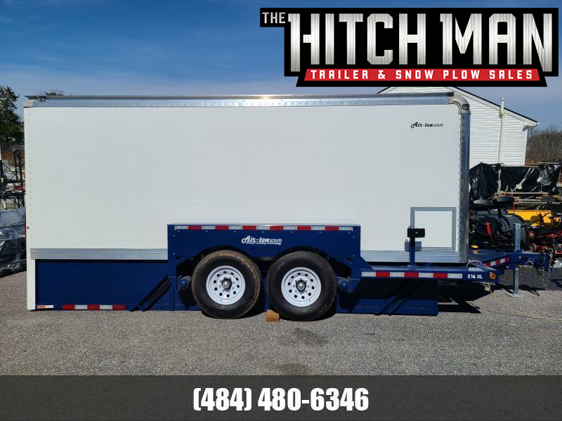 6'3" x 15'9" Air-Tow E16-XL Enclosed Drop Deck Equipment Trailer 14k in ...