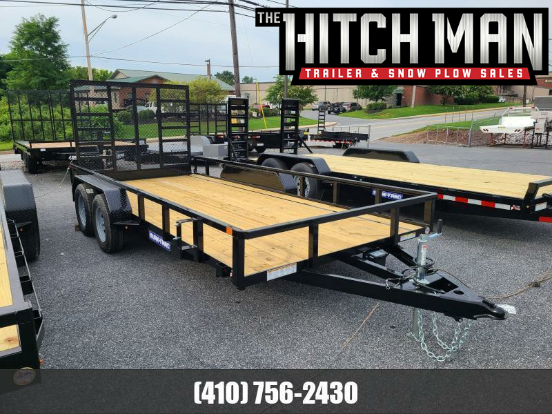 7 X 16 Sure-Trac Tube Top Utility Landscape Trailer 7k ***w/ 5 ...