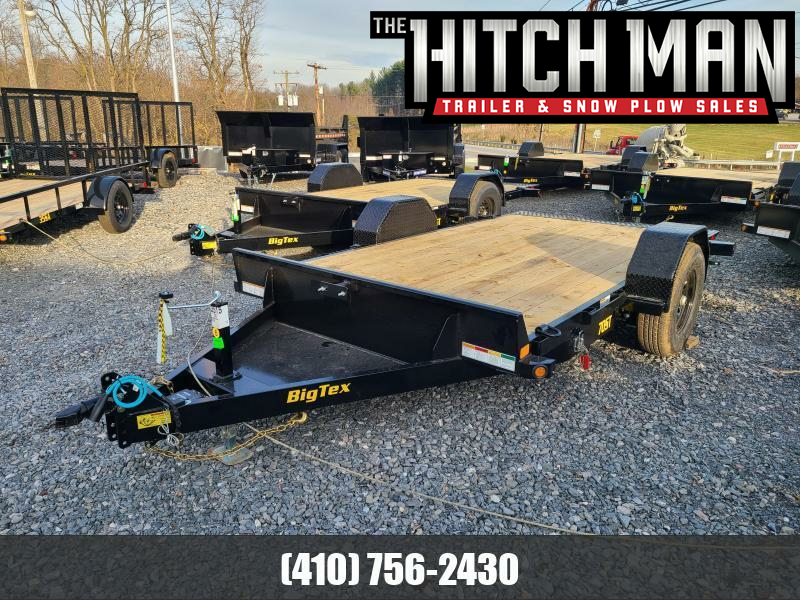 7 x 13 Big-Tex HD Single Axle Tilt Bed Equipment Trailer, 7K in ...
