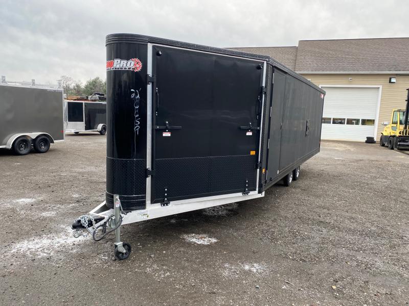 2025 SnoPro Trailers 101x22+6 Aluminum 4/5-Place Enclosed Drive In/Out ...