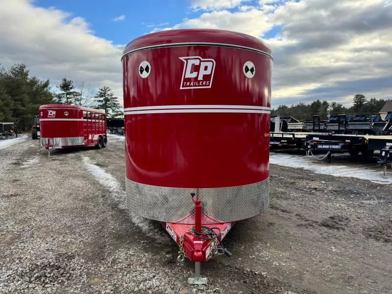 2026 CornPro 7x14 Steel 10K Livestock Trailer w/Extra Height, Center ...