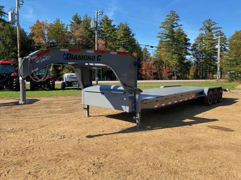 2023 Diamond C Trailers 7x32 Powder Coated Gooseneck 24K Multi-Car ...