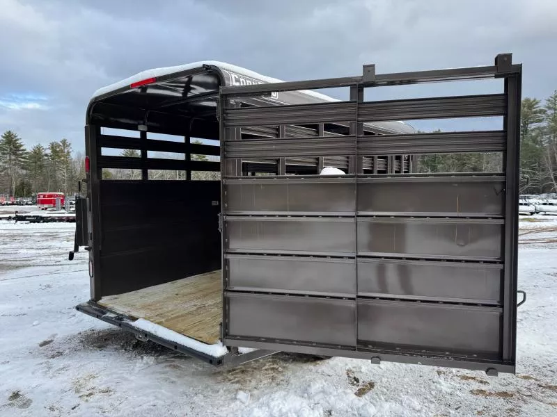 2026 CornPro 7x16 Steel 7K Livestock Trailer w/Extra Height, Center ...