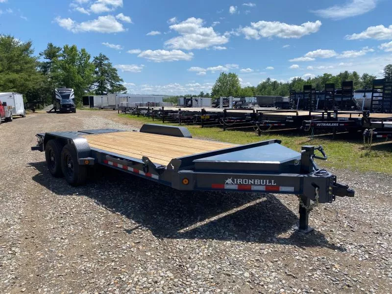 2025 Iron Bull Trailers 7x18 Powder Coated 14K Equipment Trailer w/Full ...