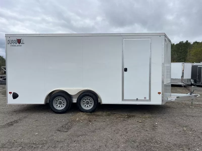 2025 Durabull Trailers 8.5x16 Aluminum Enclosed Cargo Trailer w/Rear ...
