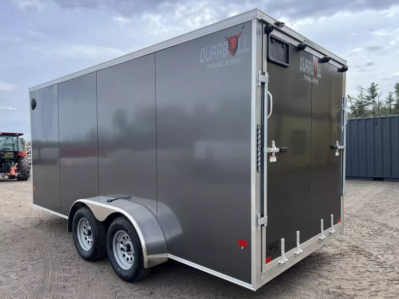 2025 Durabull Trailers 7X16 Aluminum Enclosed Cargo Trailer w/Rear Ramp ...