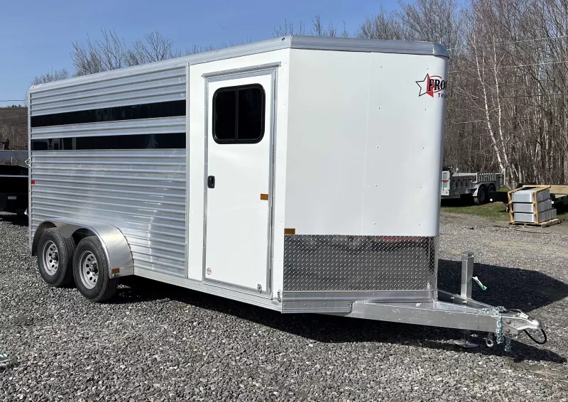 2025 Frontier Trailers Colt Series Aluminum 2-Horse Combo/Slant Load w ...
