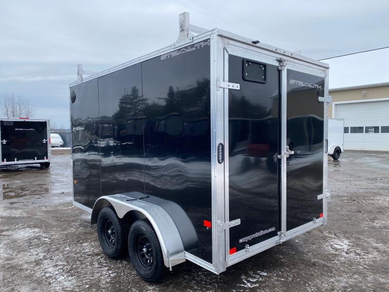 2025 Stealth 7x12 Aluminum 7K Enclosed Cargo Trailer w/Ladder Racks ...