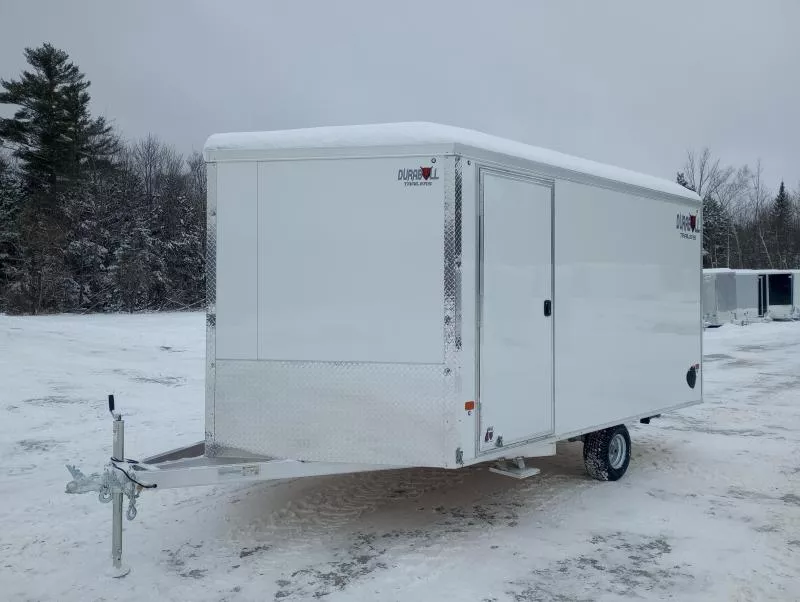 2026 Durabull 101x12 Aluminum 2-Place Multi-Sport Snowmobile Trailer w ...