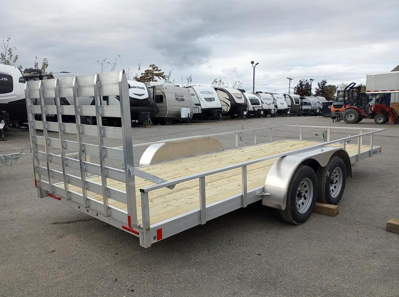 2025 Mission Trailers 6.5x18 Aluminum Open Landscape/Utility w/Fold ...