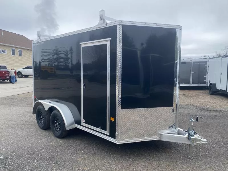 2025 Stealth 7x12 Aluminum 7K Enclosed Cargo Trailer w/Ladder Racks ...