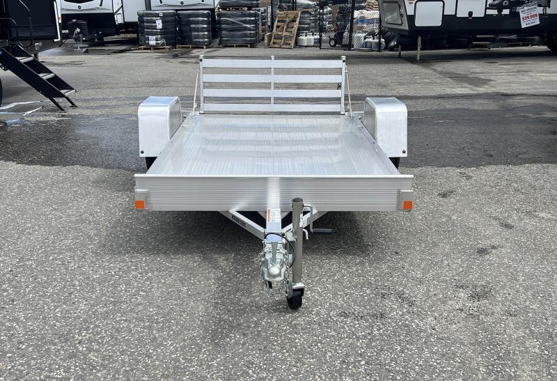 2025 Bear Track 5.5x10 Aluminum Utility Trailer w/Bi-Fold Ramp, Torsion ...