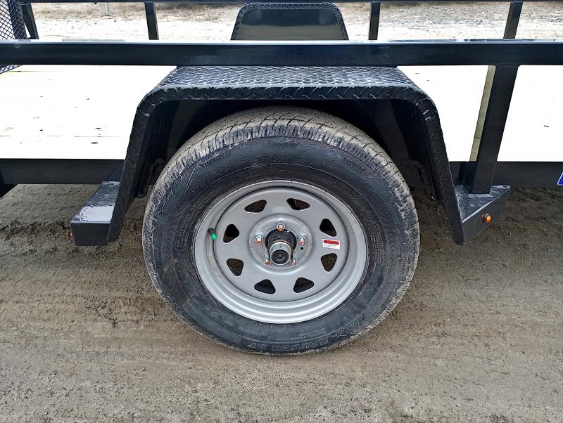 2025 Sure-Trac 6x12 Powder Coated Utility Trailer w/Ramp Gate, Spare ...