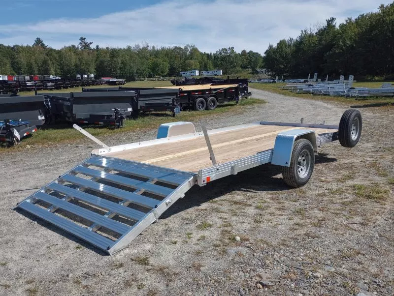 2025 Bear Track 7x14 Aluminum Utility Trailer w/Bi-Fold Ramp Gate ...