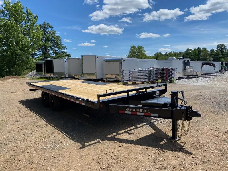 2026 Iron Bull 8.5x22 14K Deckover Tilt Equipment Trailer w/D-Rings ...