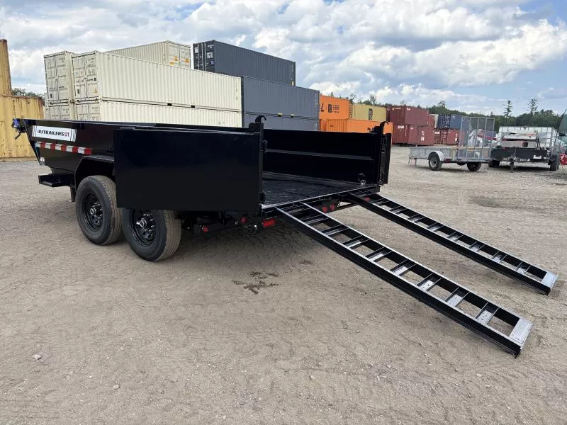 2026 PJ Trailers 7x14 14K Low Profile Telescopic Dump Trailer w/ Slide ...