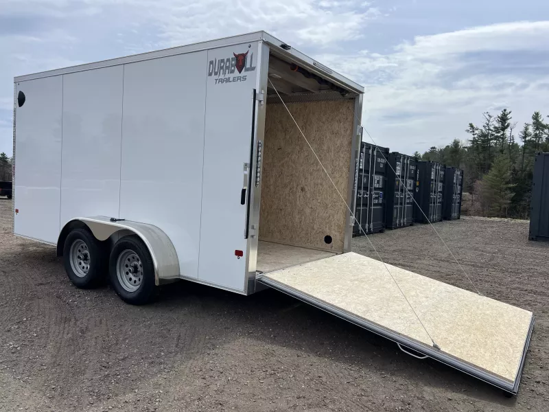 2025 Durabull Trailers 7X14 Aluminum Enclosed Cargo Trailer w/Rear Ramp ...