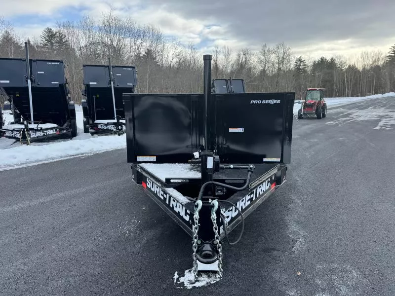 2026 Sure-Trac Pro Series HD 7x16 Telescopic 15.4K Dump Trailer w/Tarp ...