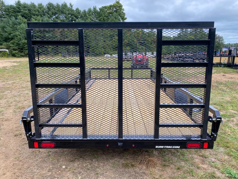 2025 Sure-Trac 7x14 Powder Coated 5K Single Axle ATV / Utility Trailer ...
