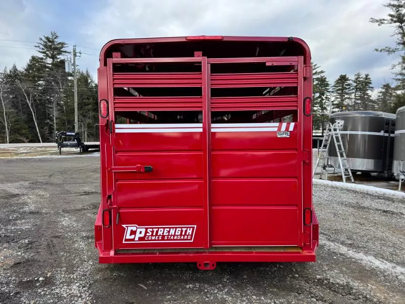 2026 CornPro 7x14 Steel 10K Livestock Trailer w/Extra Height, Center ...