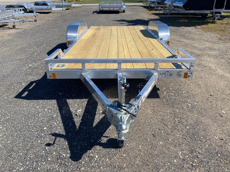 2025 CargoPro Trailers 7x18 Aluminum 7K Wood Deck Car Hauler w/Slide-In ...