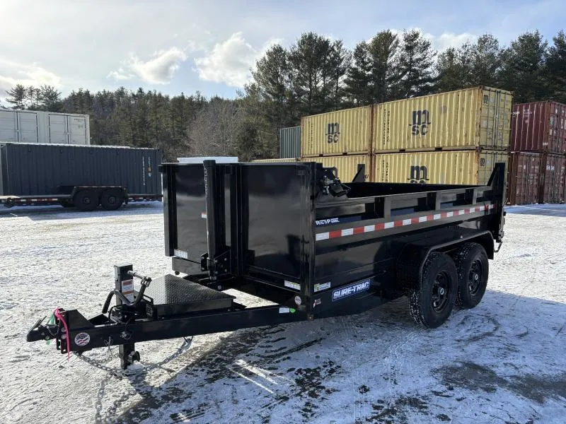 2026 Sure-Trac 7x12 Powder Coated 14K Telescopic Dump Trailer w/Tarp ...