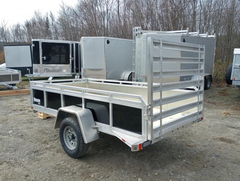 2025 Mission 5x10 Aluminum Utility w/Rear Ramp Gate, 20" Sides ...
