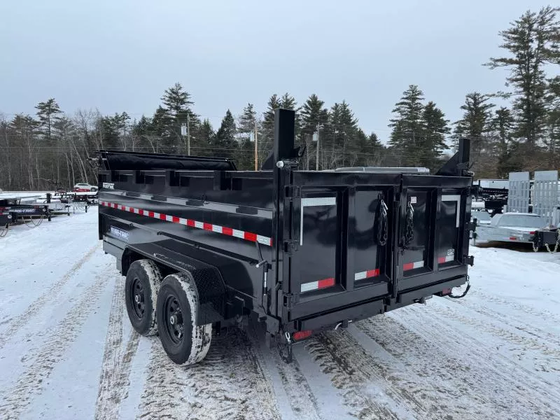 2026 Sure-Trac 7x14 Powder Coated 14K Telescopic High Side Dump Trailer ...