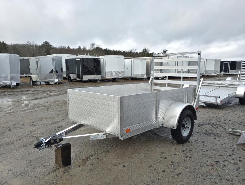 2025 Triton Trailers 4x8 Aluminum Open Utility Trailer w/Solid Sides ...