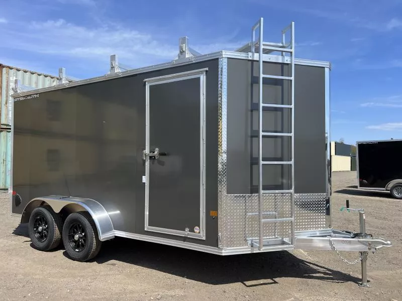 2025 Stealth Trailers 7x14 Aluminum Enclosed Cargo Trailer w/Contractor ...