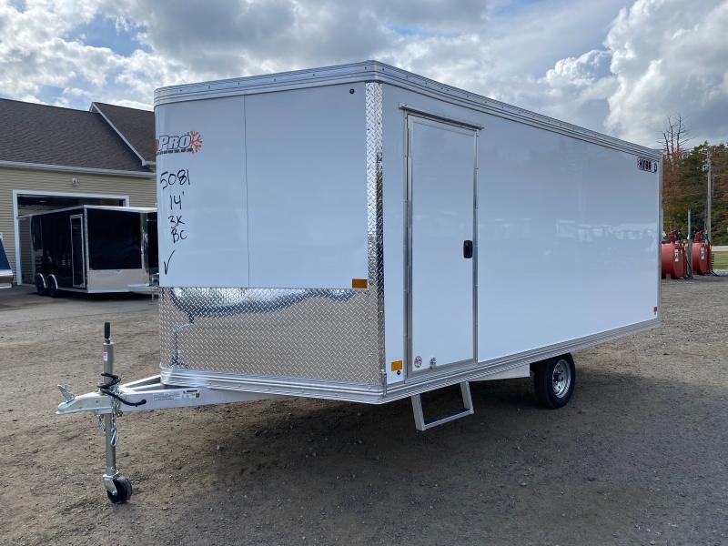 2025 SnoPro Trailers 101x14 Aluminum 3K Enclosed Hybrid 2.0 Snowmobile ...