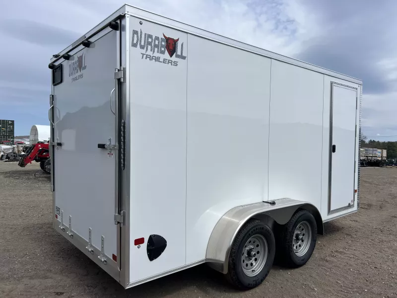 2025 Durabull Trailers 7X14 Aluminum Enclosed Cargo Trailer w/Rear Ramp ...