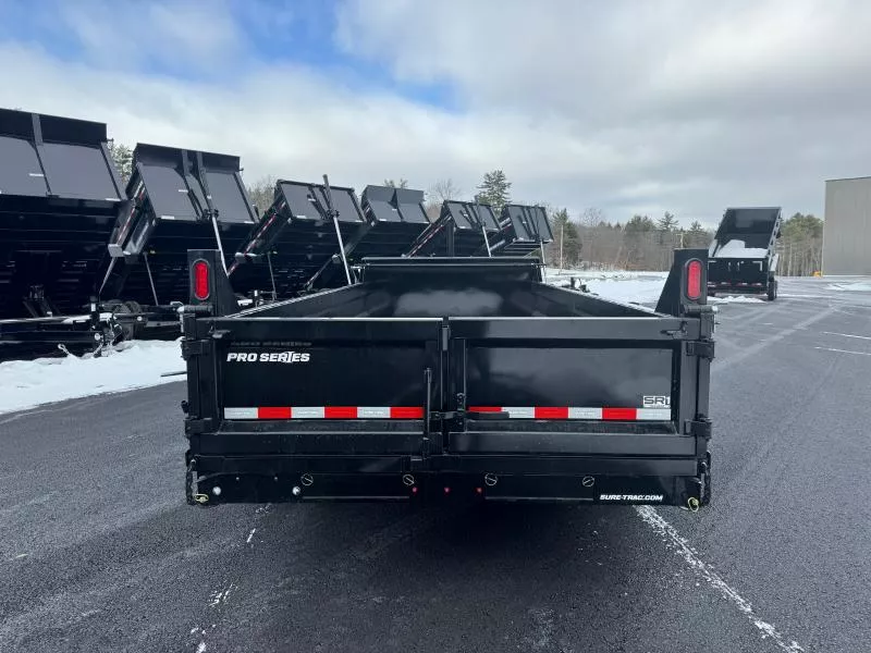 2026 Sure-Trac Pro Series HD 7x16 Telescopic 15.4K Dump Trailer w/Tarp ...
