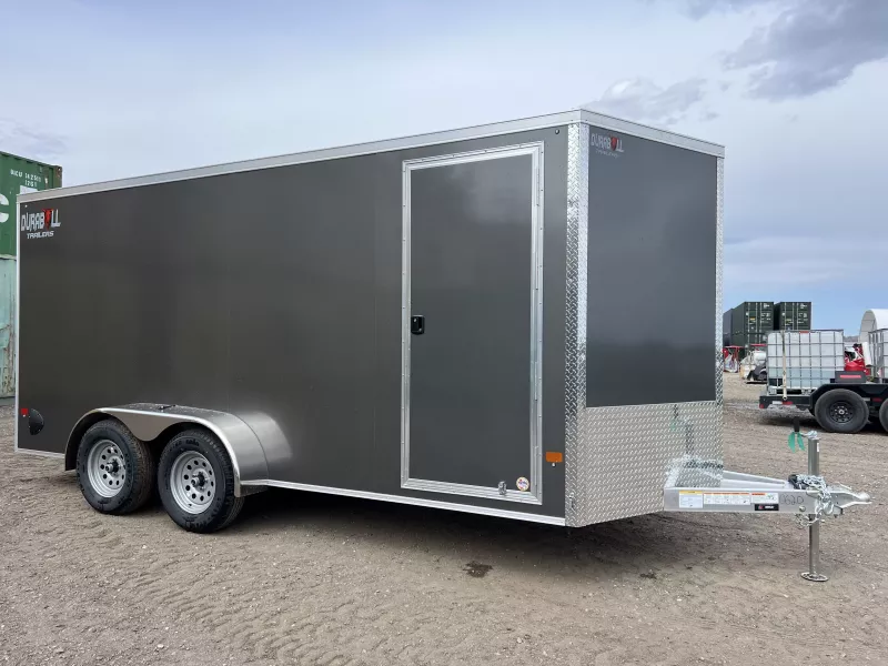 2025 Durabull Trailers 7X16 Aluminum Enclosed Cargo Trailer w/Rear Ramp ...