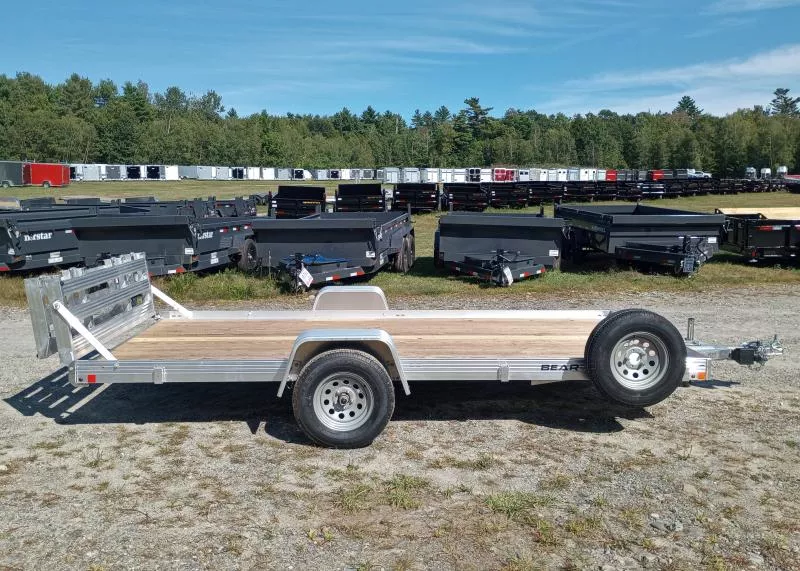 2025 Bear Track 7x14 Aluminum Utility Trailer w/Bi-Fold Ramp Gate ...