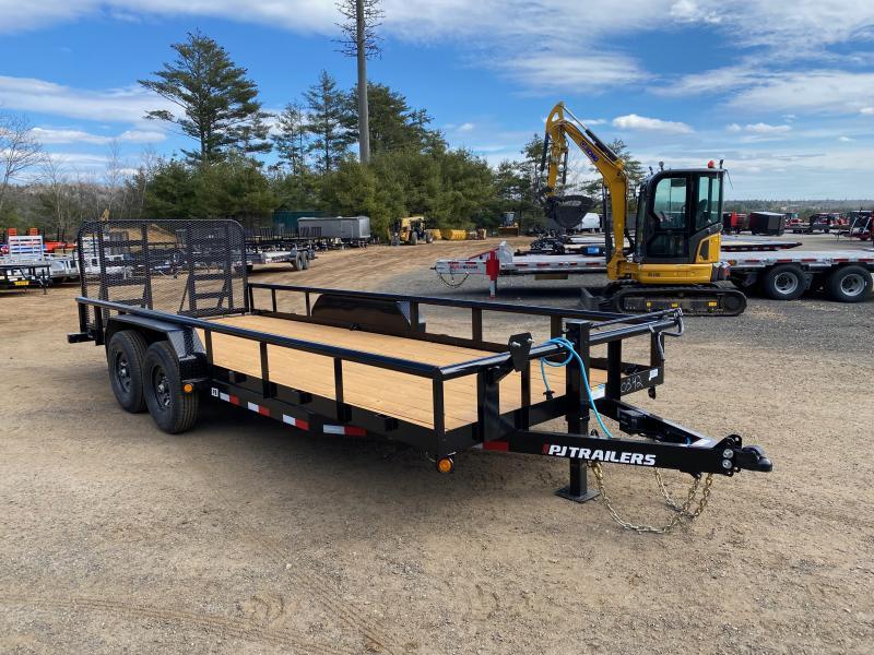 2024 PJ Trailers 7x20 Powder Coated 14K Pipe Top Landscape Trailer w/HD ...