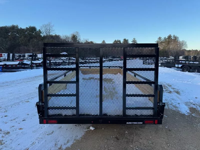 2026 Sure-Trac 7x14 Powder Coated 7K 3-Board High Side Utility Trailer ...