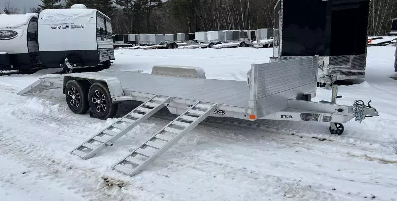 2025 Bear Track 7x18 7K Aluminum Utility Trailer w/Side Load Ramps ...