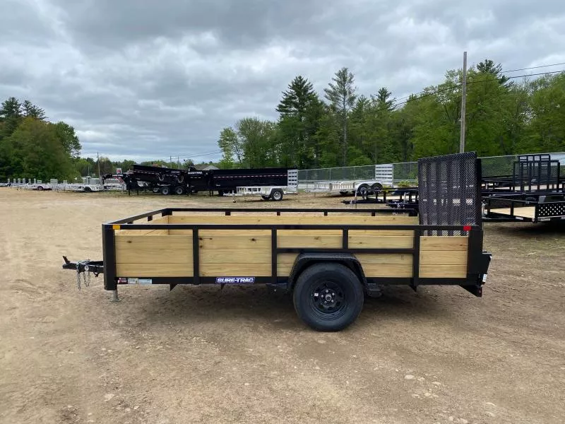 2025 Sure-Trac 7x12 Powder Coated 3K 3-Board High Side Utility Trailer ...